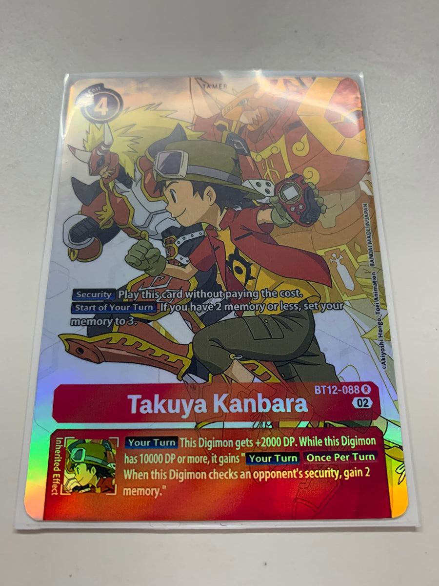Takuya Kanbara BT12-088 (Alternate Art) | FULL HOLO | Orica PROXY ...